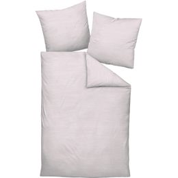 Bettw&auml;sche Janine, wei&szlig;, Mako-Satin, Obermaterial: 100% Baumwolle, Bettw&auml;sche, "MILANO 45126 07 135X200,80x80", mit Rei&szlig;verschluss