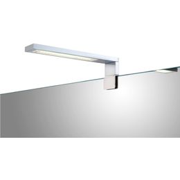 Klemmleuchte Jokey, B:3cm H:6,5cm T:16,2cm, silber, Leuchten, "Lines I", 16 x 6,5 cm