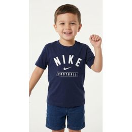 Nike Sportswear Jungen T-Shirt "NKB FOOTBALL BCS FIELD SPORT T", blau, Gr. 122, Obermaterial: 60% Baumwolle, 40% Polyester, Shirts, f&uuml;r Kinder, aus