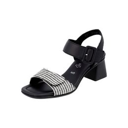Remonte Sandale Damen Gr&ouml;&szlig;e 37 schwarz / wei&szlig;