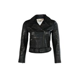 still nordic Damen Outdoorjacke "still nordic Jacket Frida", schwarz, Gr. L, Obermaterial: 100% Leder, Jacken