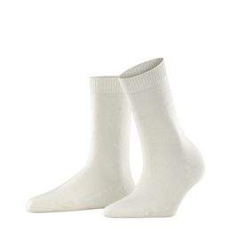 Falke Damen Socken "Cosy Wool", Gr. 39, wei&szlig;, Obermaterial: 31% Wolle WO. 27% Viskose CV. 24% Polyamid PA. 18% Kaschmir WS., glatt, Socken