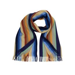 Damen Wollschal "Farbstreifen", bunt, Basic, Collezione Alessandro, gestreift, Polyacryl, Modet&uuml;cher, in modischen Farben, Made in Italy