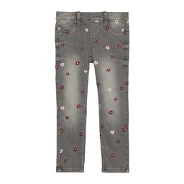 s.Oliver Jeans M&auml;dchen Gr&ouml;&szlig;e 134 grey denim / dunkellila / hellpink