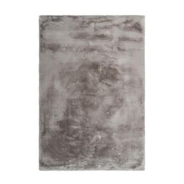 Hochflor-Teppich Kayoom, B:80cm H:27mm L:150cm, grau, Polyester, Teppiche, "Emotion 525", Fell Haptik, weich kuschelig, alle R&auml;ume