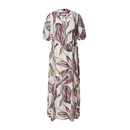 comma, COMMA Kleid Damen Gr&ouml;&szlig;e 32 ocker / pink / schwarz / eierschale Sommerkleid