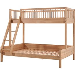 Etagenbett Vipack, B:157,5cm H:175,4cm L:205,7cm, braun, Kinderzimmer, Etagenbetten, "Forrest Massivholzbett Made in Europe, stabil und hochwertig