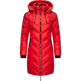Marikoo Wintermantel 'Armasa' Damen Gr&ouml;&szlig;e M rot / schwarz