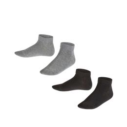 Falke Kinder Sneakersocken "Happy 2-Pack", Gr. 23, bunt, Obermaterial: 85% Baumwolle CO. 13% Polyamid PA. 2% Elasthan EL., glatt, Socken