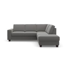 Ecksofa OTTO HOME, B:236cm H:81cm T:213cm, grau, Luxus-Microfaser (100% Polyester);Struktur fein (100% Polyester);Luxus-Microfaser weich (9&szlig;%