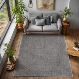 Teppich, B:120cm H:7mm L:170cm, grau, Ayyildiz Teppiche, Polypropylen, Wohnzimmer, Teppiche, "LOOM 4300 , auch als L&auml;ufer und in Rund", Kurzflor,