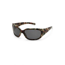 Herren Sonnenbrille "Camouflage", gr&uuml;n, Collezione Alessandro, tarnfarben, Sonnenbrillen, mit Druck auf dem Rahmen
