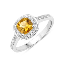 Rafaela Donata Ring Damen Gr&ouml;&szlig;e 58 gelb / silber