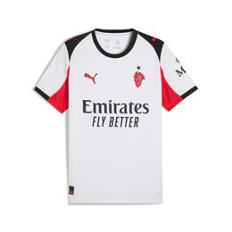 Puma Herren Fu&szlig;balltrikot "ACM AWAY JERSEY REPLICA", wei&szlig;, Gr. XXL, unifarben, Web, Obermaterial: 100% Polyester, Trikots, Fu&szlig;ball, Kurzarm,