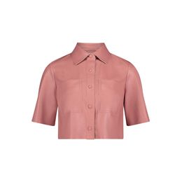 Vera Mont Lederjacke kurzarm Damen Gr&ouml;&szlig;e S ros&eacute; Sommerjacke