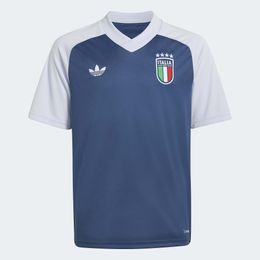 adidas Performance Performance Shirt 'Italy 26 Away Kids Pre-Match' boy size 164 Blue / Green / Off white
