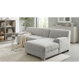 Ecksofa OTTO HOME, B:241cm H:79cm T:146cm, grau, 100% Polyester, Wohnzimmer, Sofas, "Lolland 241 x 146 cm, modern, mit Steppungen, gem&uuml;tlich",