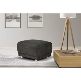 Polsterhocker OTTO HOME, B:70cm H:45cm T:63cm, grau, 100% Polyester, Hocker, "LEMPS mit Wellenunterfederung, Ma&szlig;e B/T/H: 70/63/45 cm", passend zur