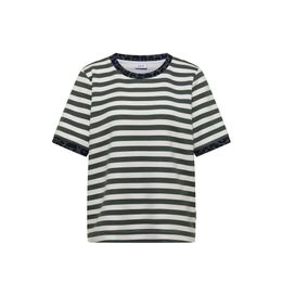 Cecil T-Shirt Damen Gr&ouml;&szlig;e M azur / tanne / schwarz / wei&szlig;