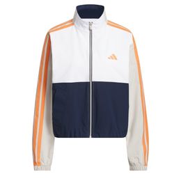 adidas Performance Athletic Jacket 'Beyond The Course' female size XXXS/XXS violet / Wine red / White