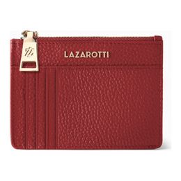 LAZAROTTI Damen Kartenetui "Bologna Leather Schl&uuml;sseletui Cardholder Leder 11,5 cm mit Air", rot, Leder, Kleinlederwaren