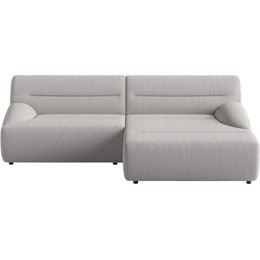 Sit & More Ecksofa SIT & MORE, B:260cm H:80cm T:162cm, grau, 95% Polyester, 9% Polyamid, Wohnzimmer, Sofas, "Scrabble", Modernes Design in verschiedenen