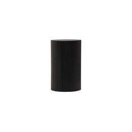 Beistelltisch VENTURE HOME, B:31cm H:50cm T:31cm, schwarz, Wohnzimmer, Tische, Ablagetisch, MDF, rund, kompakt, urban, schlicht
