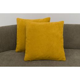 Dekokissen OTTO HOME, B:40cm H:40cm, gelb, Polyester, Kinderzimmer, Dekokissen_Sitzkissen_Kissenh&uuml;llen, "Saltrum", Dekokissen mit F&uuml;llung, Sofakissen