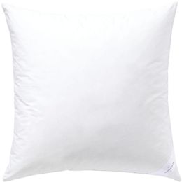 Microfaserkissen Billerbeck, B:80cm L:80cm, wei&szlig;, F&uuml;llung: 100% Polyester, Kopfkissen, "Liliane,, Kissen ist allergikerfreundlich