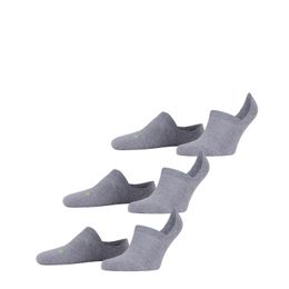 Falke Herren F&uuml;&szlig;linge "Cool Kick 3-Pack", grau, Gr. 46, glatt, Obermaterial: 78% Polyester PES. 21% Polyamid PA. 1% Elasthan EL., Socken