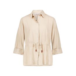 Cartoon Leinenjacke mit Tunnelzug Damen Gr&ouml;&szlig;e L beige Sommerjacke