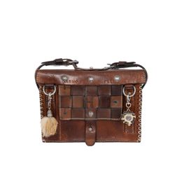 SIMA G&Uuml;RTEL Damen Handtasche "Trachtentasche 178-2934", Gr. S, braun, Obermaterial: 100% Rindsleder Leather cow., Taschen