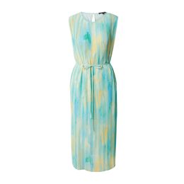comma, COMMA Dress female size 42 Turquoise / Aqua / Lemon yellow / Mint