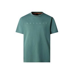 Hackett London T-Shirt Herren Gr&ouml;&szlig;e L mint / wei&szlig;