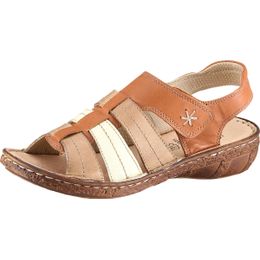 Damen Sandale beige-sand, Gr&ouml;&szlig;e 39