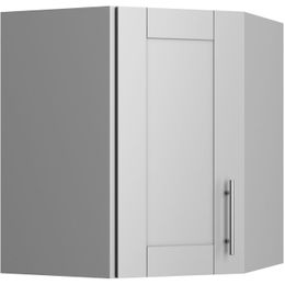 Eckh&auml;ngeschrank Optifit, B:60cm H:70,4cm T:34,9cm, grau, K&uuml;che, Schr&auml;nke, "Ahus", Breite 60 x 60 cm