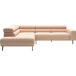 Sch&ouml;ner Wohnen Kollektion Ecksofa, B:276cm H:71cm T:219cm, beige, SCH&Ouml;NER WOHNEN-KOLLEKTION, 24% Polyester, 76% Polyacryl, Wohnzimmer, Sofas, "Tossa, Modernes Design trifft