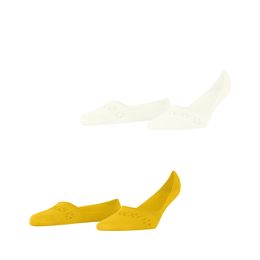 Burlington Damen F&uuml;&szlig;linge "Everyday 2-Pack", Gr. 39, wei&szlig;, Obermaterial: 74% Baumwolle CO. 23% Polyamid PA. 3% Elasthan EL., glatt, Socken
