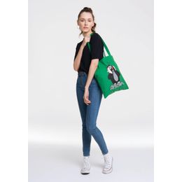 logoshirt Damen Henkeltasche "Der kleine Maulwurf", gr&uuml;n, Baumwolle, bedruckt, Taschen, mit Der kleine Maulwurf-Motiv