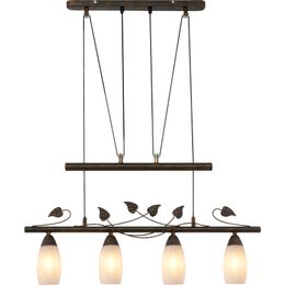 NOWA H&auml;ngeleuchte "VENEZIA", H: 160cm, 1 Stk., braun, Wohnzimmer, Leuchten, H&auml;ngelampe Esszimmer-Leuchte Esstischleuchte Wohnzimmer
