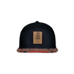 Djinns Herren Snapback Cap "Djinns Djinns 6P Aztec Snapback Cap", schwarz, 60% Baumwolle, 40% Polyester, Caps