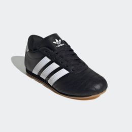 M&auml;dchen Sneaker "ADIDAS TAEKWONDO", adidas originals, Gr. 38,5, schwarz-wei&szlig;, Baumwolle, Synthetik, Schuhe, f&uuml;r Kinder & Jugendliche