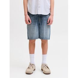 Jack & Jones Kinder Shorts "JJITONY JJORIGINAL SHORTS AKM 280 JNR", blau, Gr. 128, JACK & JONES JUNIOR, unifarben, used, Denim/Jeans, Obermaterial: 100%