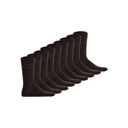 Bugatti Herren Kurzsocken "Socken 9er Pack", Gr. 39, braun, Obermaterial: 78% Baumwolle CO. 20% Polyamid PA. 2% Elasthan EL., Socken