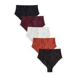next Slip Damen Gr&ouml;&szlig;e XXXL schoko / hummer / weinrot / schwarz / wei&szlig;