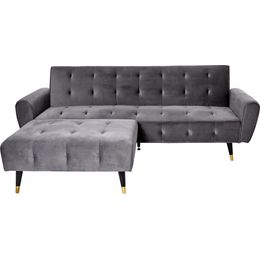 3-Sitzer Jahnke, B:213cm H:83cm, grau, Sofas, "CHILLAX DREAM"
