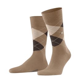 Burlington Damen Socken "Edinburgh", Gr. 40, braun, Obermaterial: 71% Schurwolle WV. 29% Polyamid PA., glatt, Socken