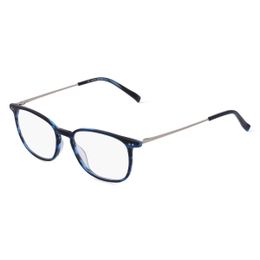 Fielmann MI 051 FLEX CL Brille Unisex | Fassung: Vollrand, Quadratisch, Blau Marmoriert