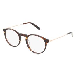 Esprit 34002 Brille Unisex | Fassung: Vollrand, Rund, Havanna Dunkel