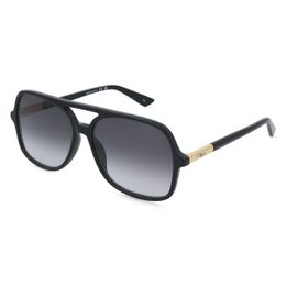 Chlo&eacute; Chlo&eacute; CH0364S | Damen-Sonnenbrille | Fassung: Vollrand, Pilot, Acetat, Schwarz | Glasfarbe: Grau